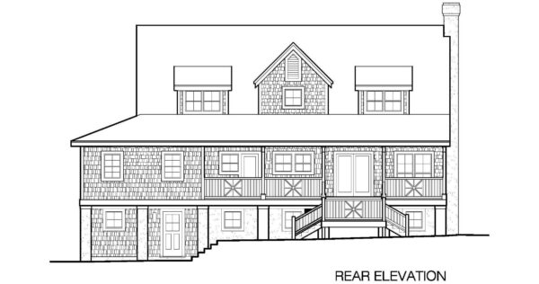 Plantation Cottage Basement – 4BR, 2039 SF | Southern Cottages